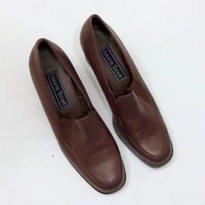 Laura Scott | Shoes | Laura Scott Slip On Block Heels Pumps | Poshmark